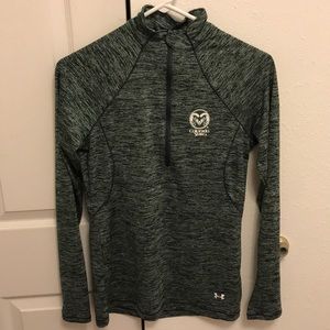 Under Armour | Tops | Csu Quarter Zip | Poshmark